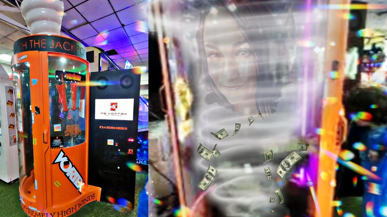 it's a storm inside!!! VORIEX arcade game new game in Barry island ...