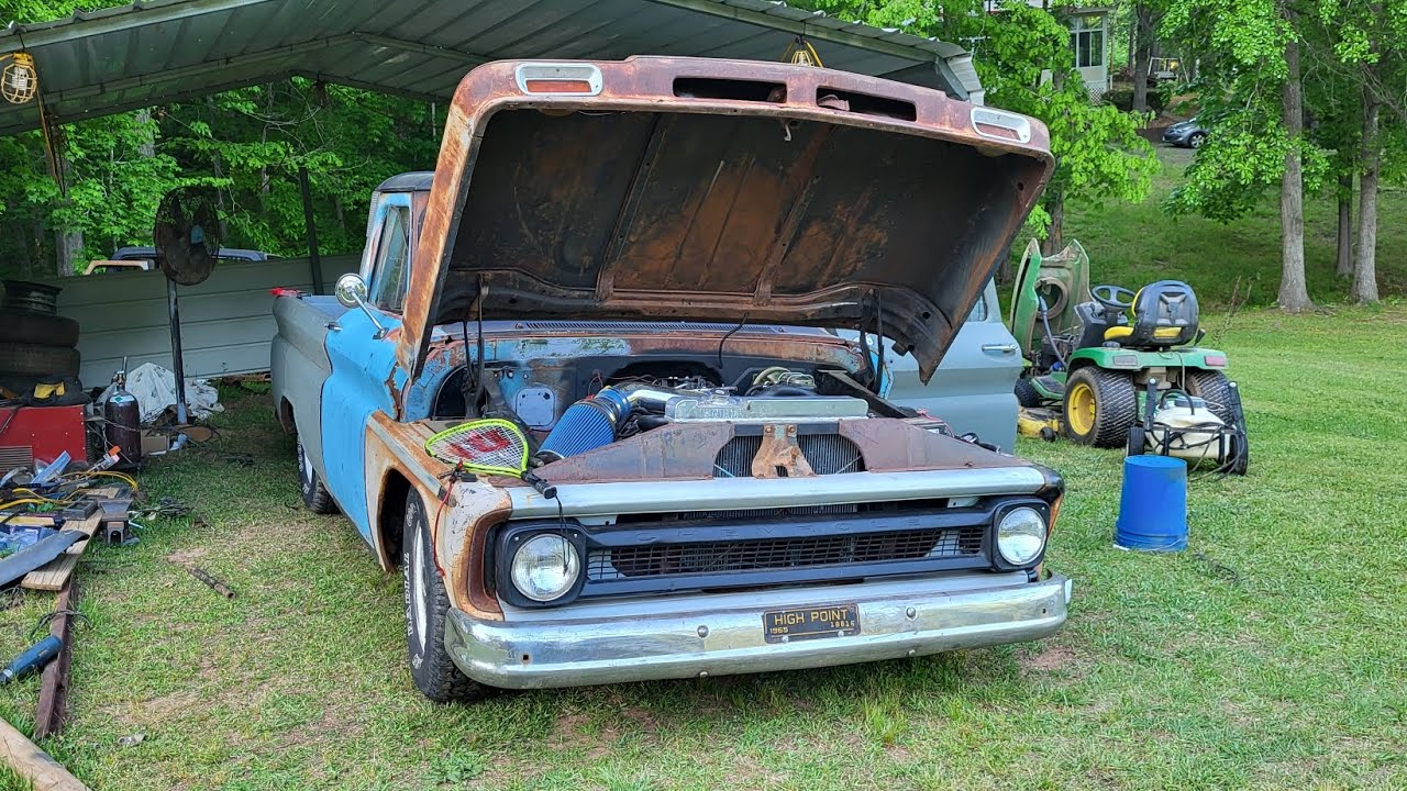 Working on wiring 65 c10 - YouTube