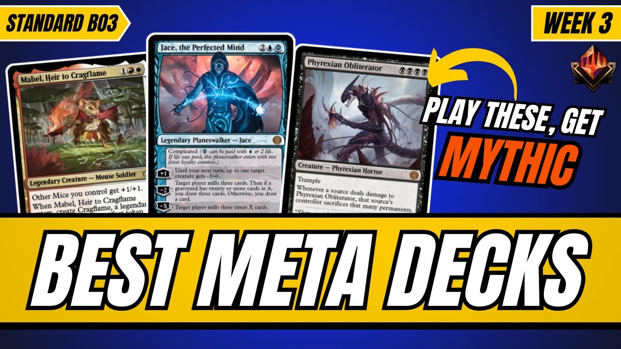 Best Magic Arena Standard Decks For Mythic Rank RIGHT NOW! Metagame ...