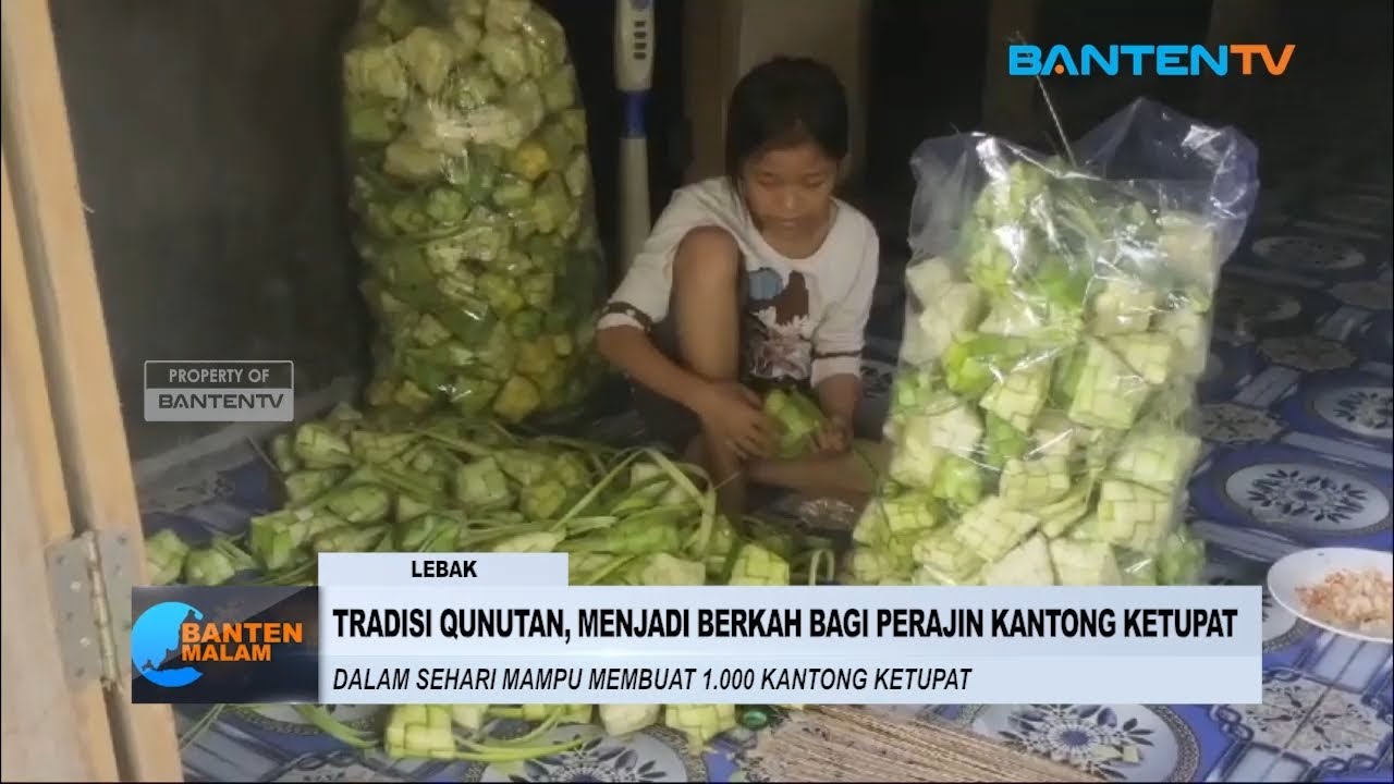 TRADISI QUNUTAN, MENJADI BERKAH BAGI PERAJIN KANTONG KETUPAT - YouTube