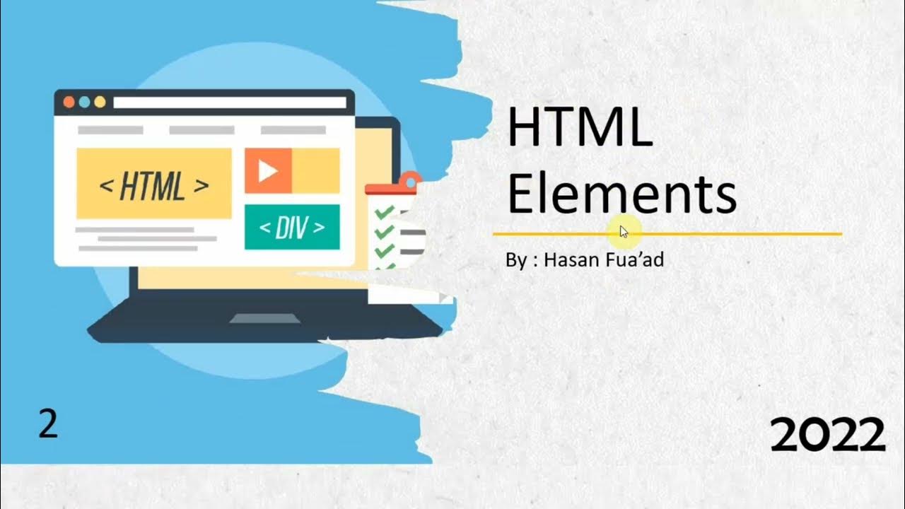 Learn Html in 2022 ||Arabic || html elements (2) - YouTube