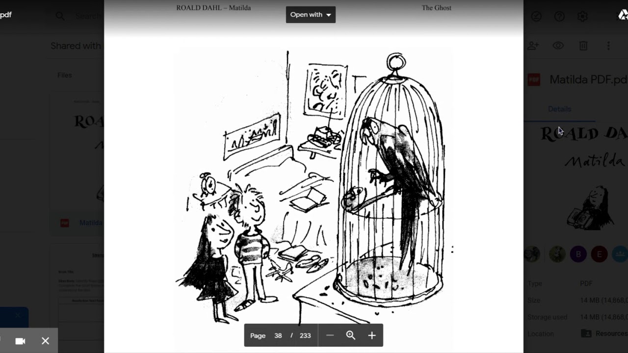 Matilda Chapter 4 - YouTube