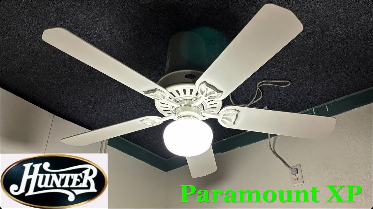 54” Hunter Paramount XP ceiling fan (After 2nd capacitor replacement ...