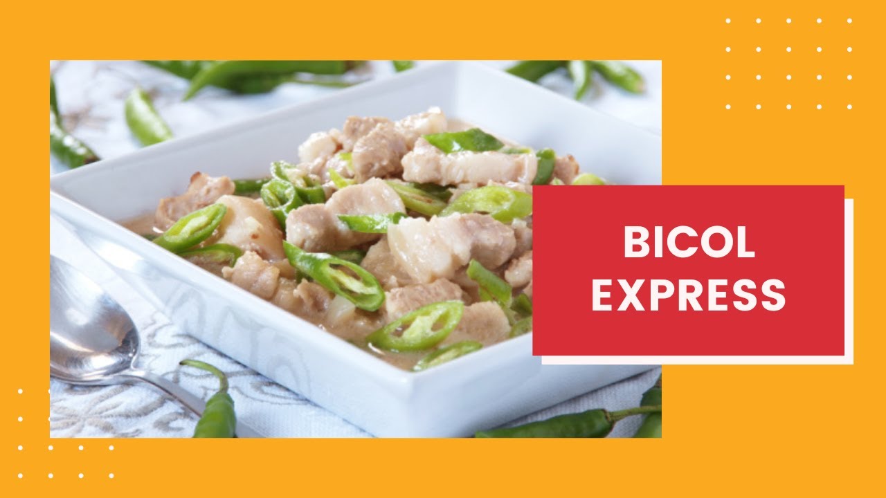 Bicol express recipe tutorial | Maimai lagat - YouTube