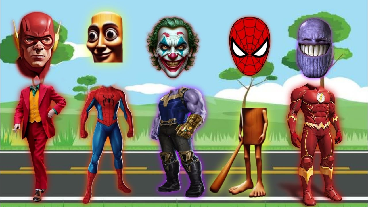 "Superhero Mix-Up Madness! 🤯 Can You Spot All the Mistakes?" - YouTube