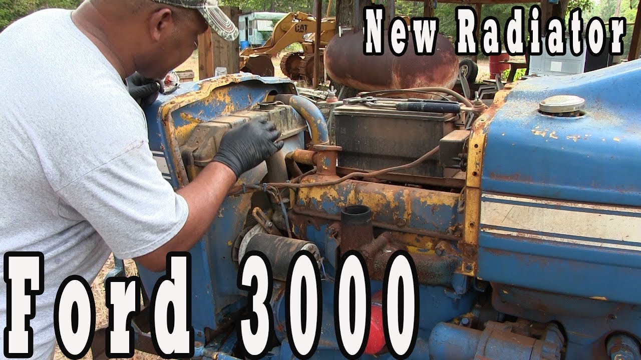 Ford 3000 Radiator Replacement - YouTube