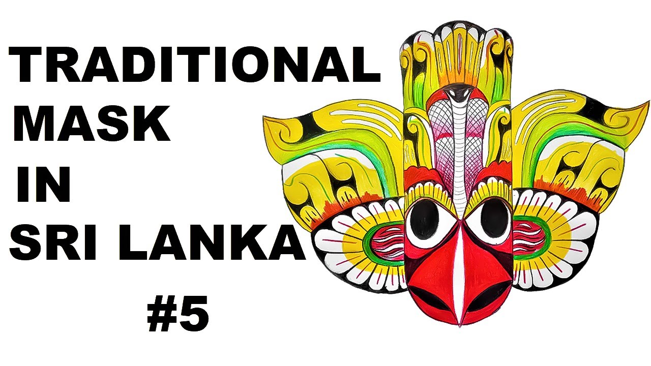 How to draw Traditional Mask in Sri Lanka (Gurulu Raksha) #5 - YouTube