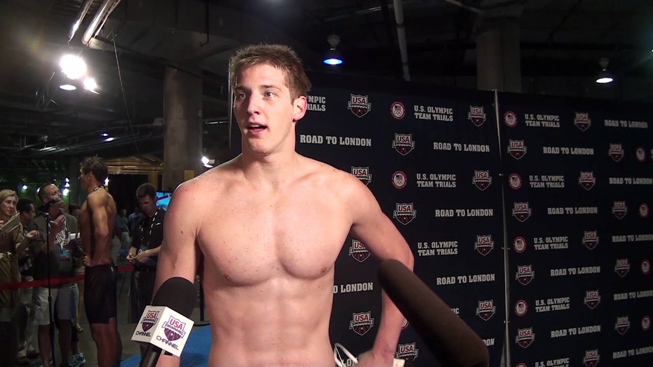 Jimmy Feigen - Mixed Zone Interview D4 - 100 Free Semi - YouTube