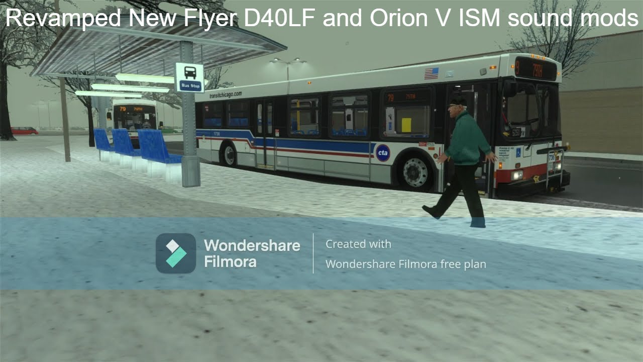 OMSI 2 New Flyer D40LF And Orion V ISM Custom Sound - YouTube