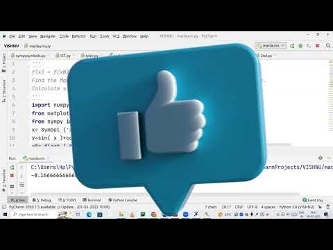 How to write a python code for maclaurin series expansion | Vtu ...