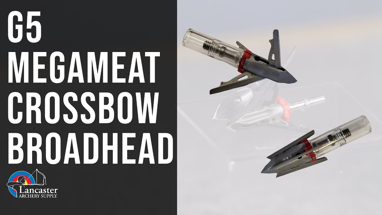 G5 Megameat Crossbow Broadhead - YouTube