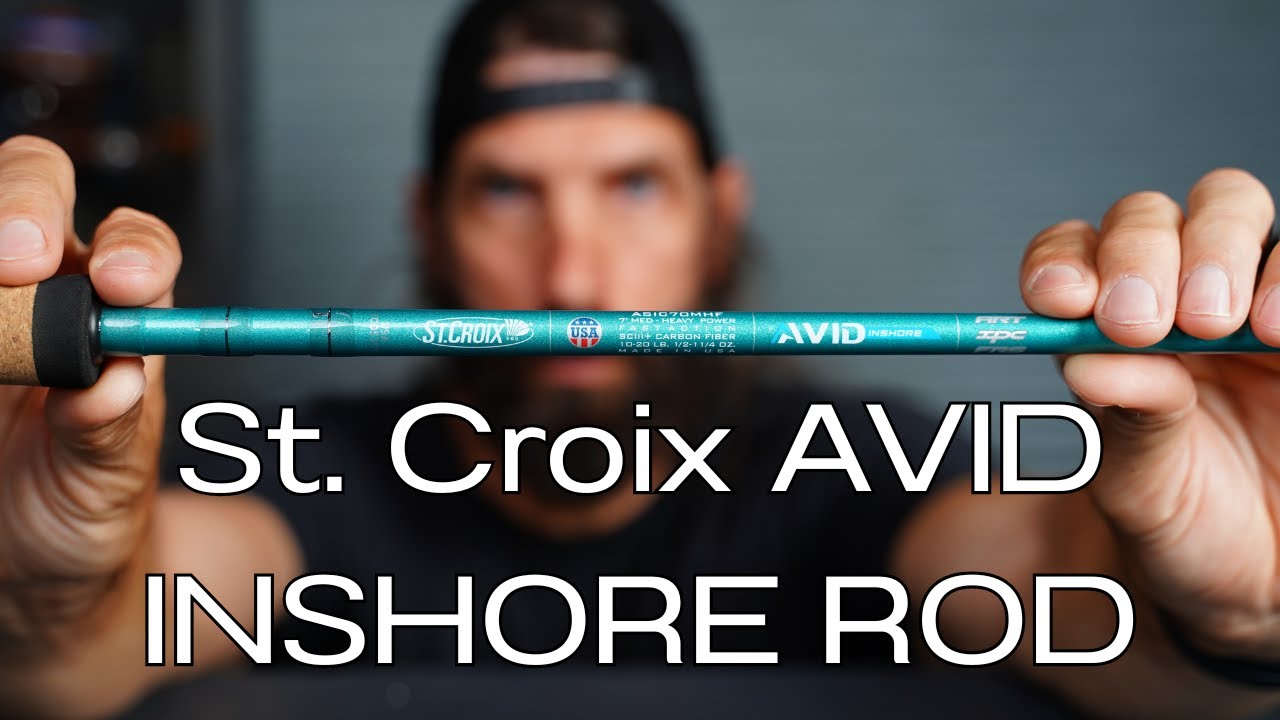 St. Croix Avid Inshore Baitcasting Rod - YouTube