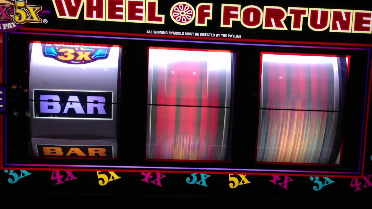 Typical Wheel of Fortune Slot Machine Reel Action - YouTube