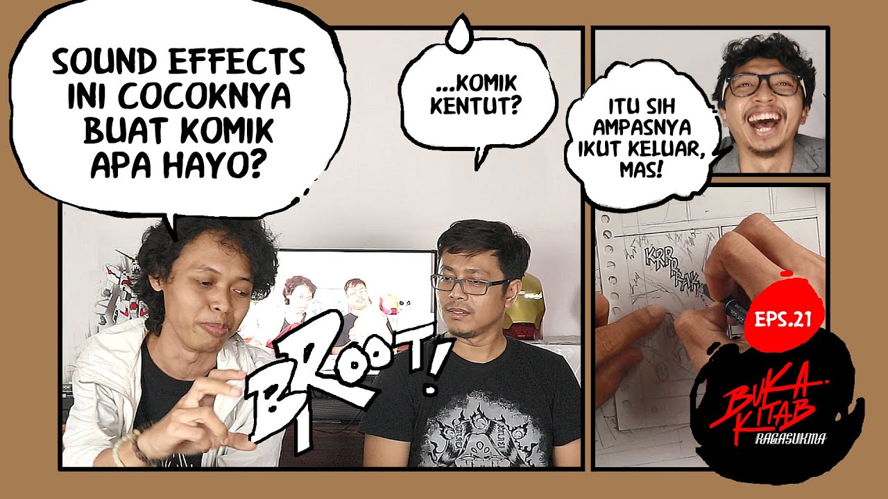 SOUND EFFECTS (SFX) DALAM KOMIK | Eps.21 - Buka Kitab Ragasukma - YouTube