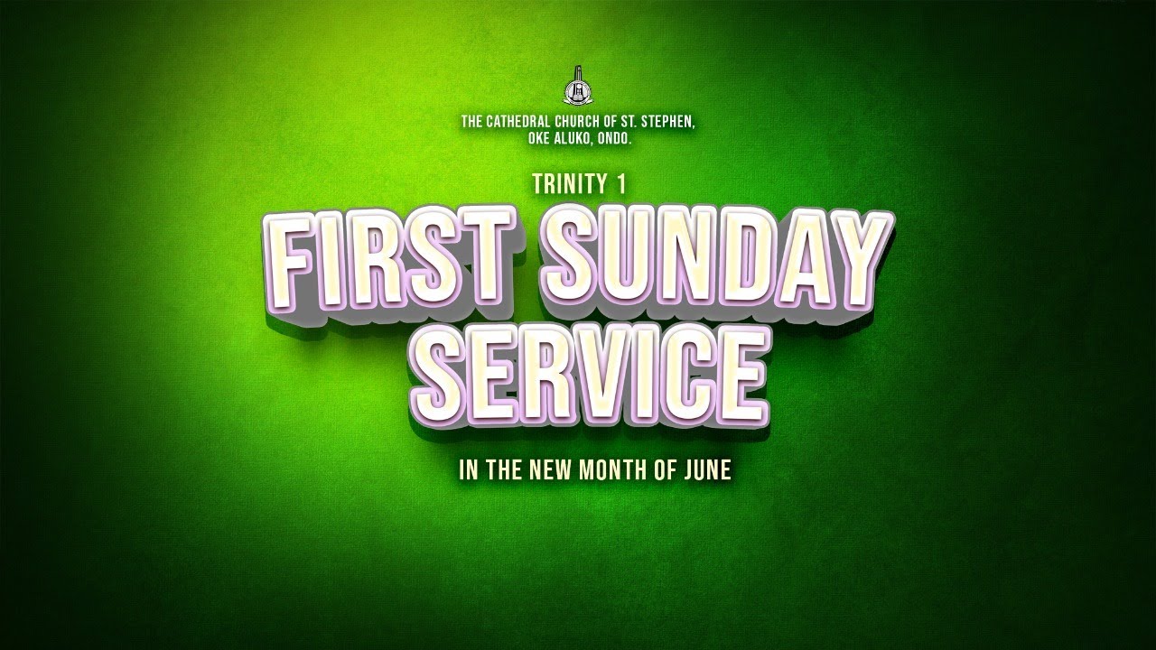 FIRST SUNDAYS SERVICE IN JUNE, 2021 - YouTube