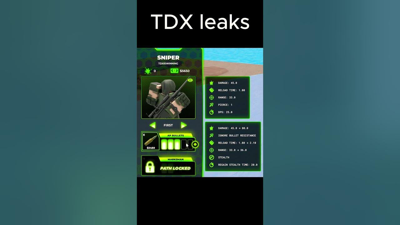 New TDX leaks #roblox #tdx - YouTube