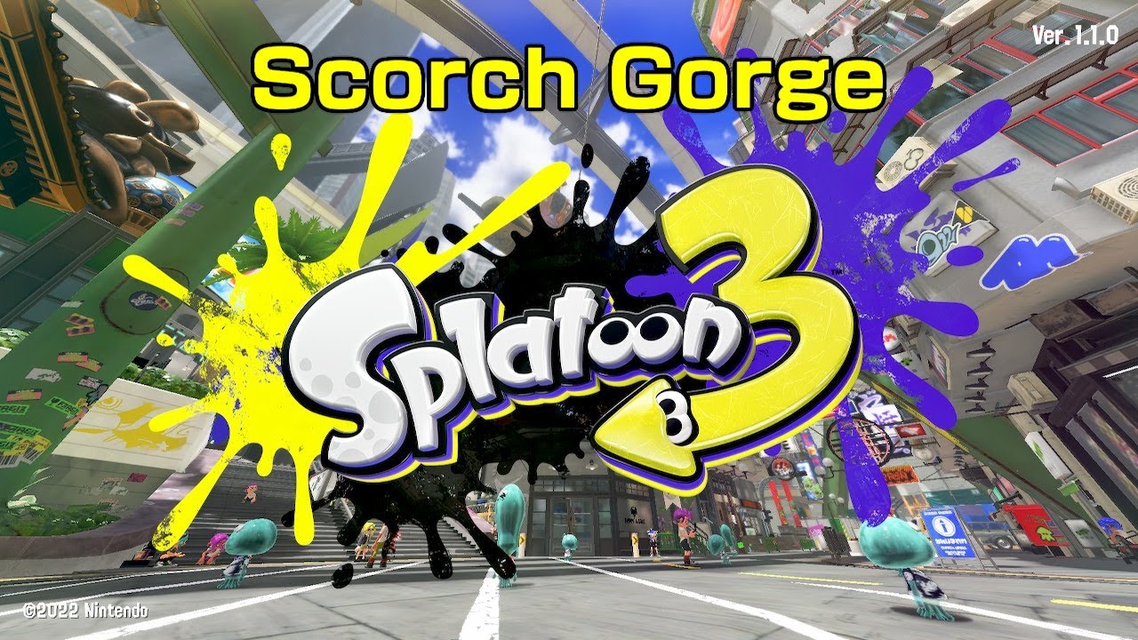 Scorch Gorge Recon, Splatoon 3 - YouTube