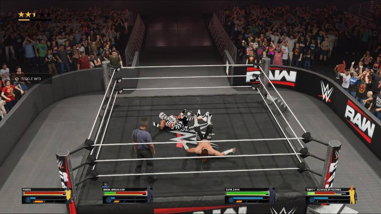WWE 2K25 King of the ring qualifying match Sami Vs Penta Vs Breakker Vs ...