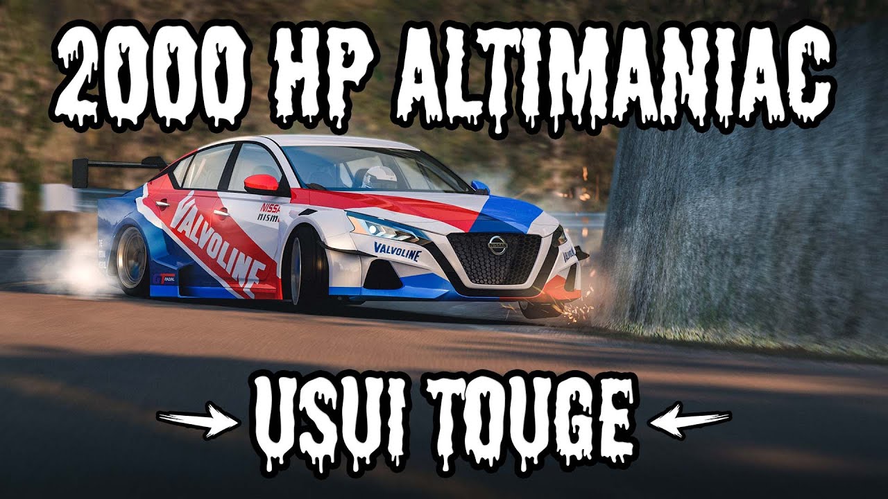 Chris Forsberg's 2000HP Altimaniac Assetto Corsa Mod VS Usui Touge ...