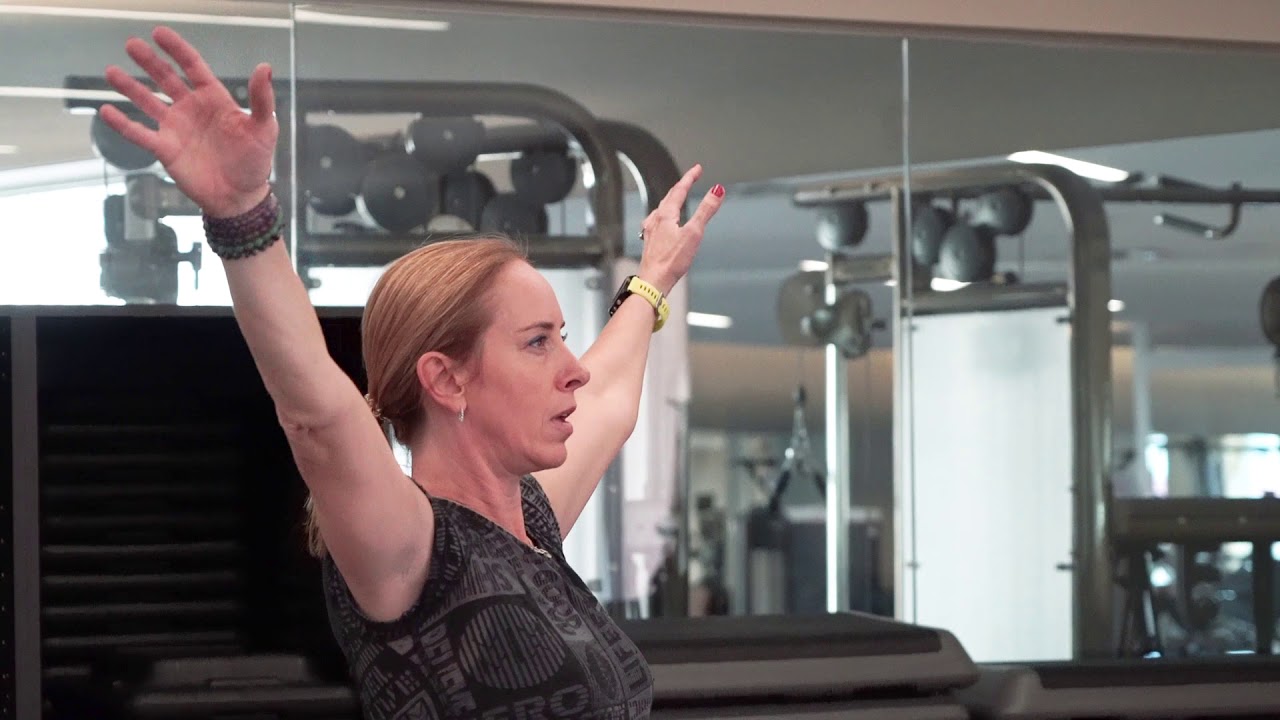 Coach Clare - Toe Touch Series with Pilates Ball (FMS Toe Touch) - YouTube