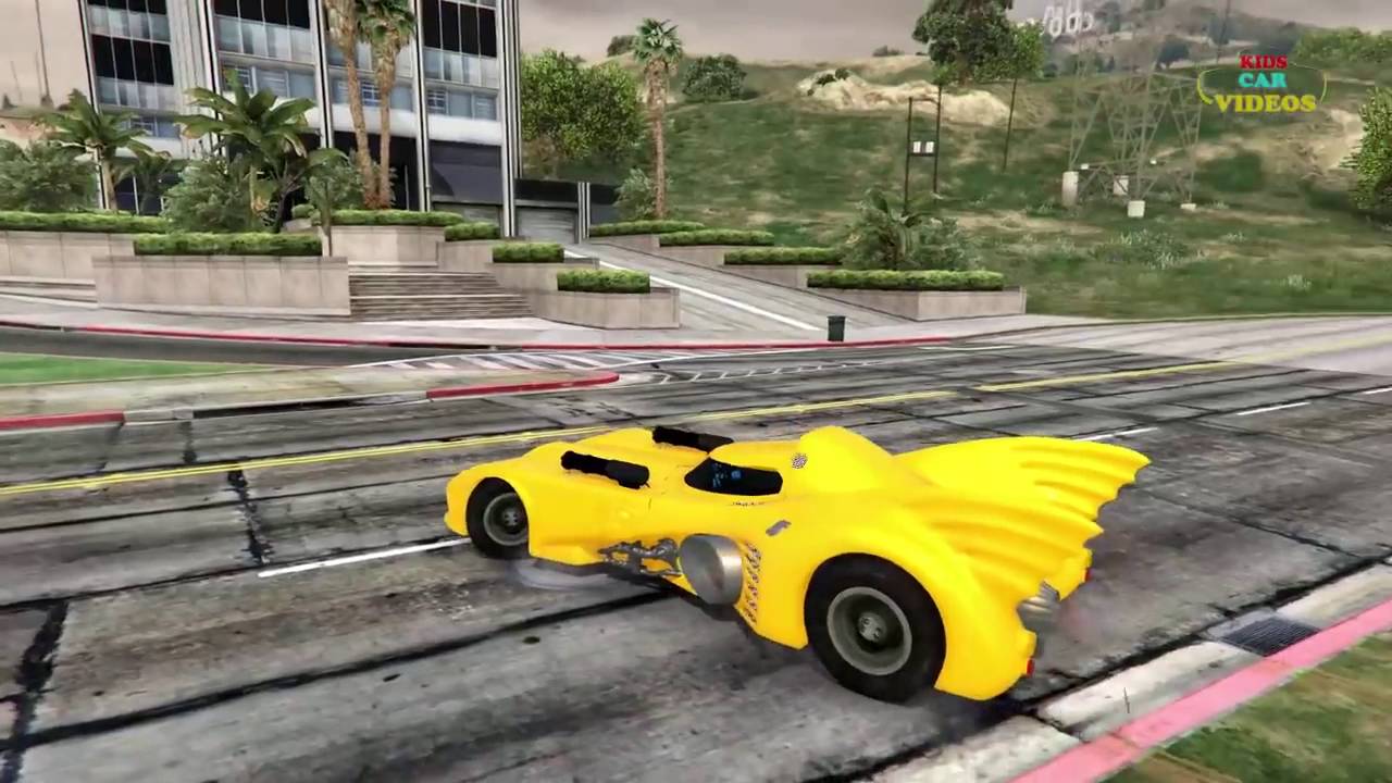 Batman Car Wash Compilation | Kids Car Wash Videos | Batmobile Colors ...