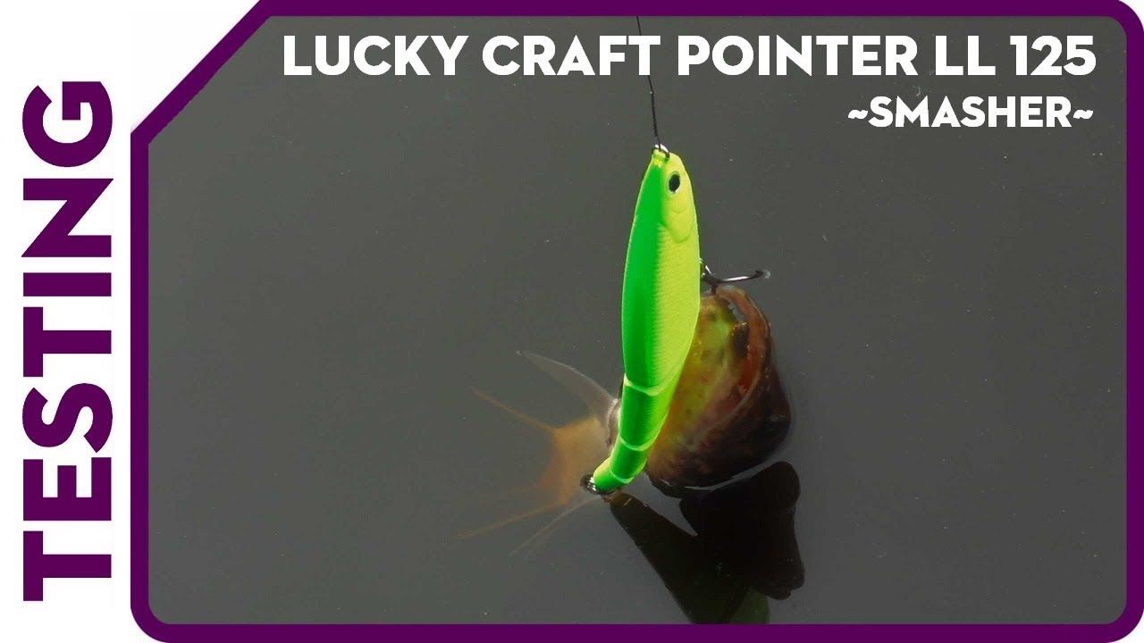 Lucky Craft LL Pointer 125 S ~Smasher~ - YouTube
