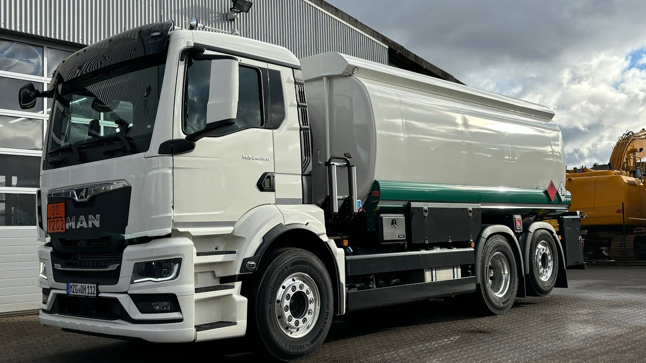 MAN TGS 26.520 Tankfahrzeug Esterer #truck #tankwagen #mantrucks - YouTube