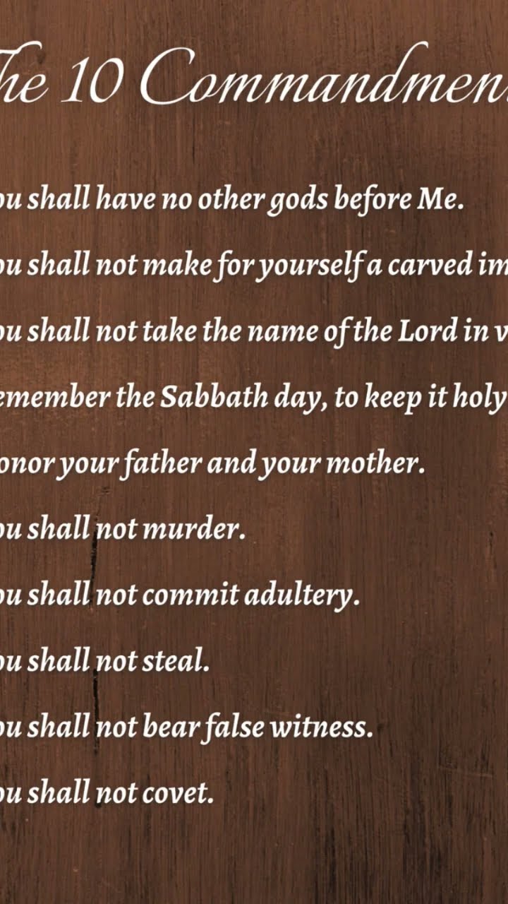 Ten commandments - YouTube