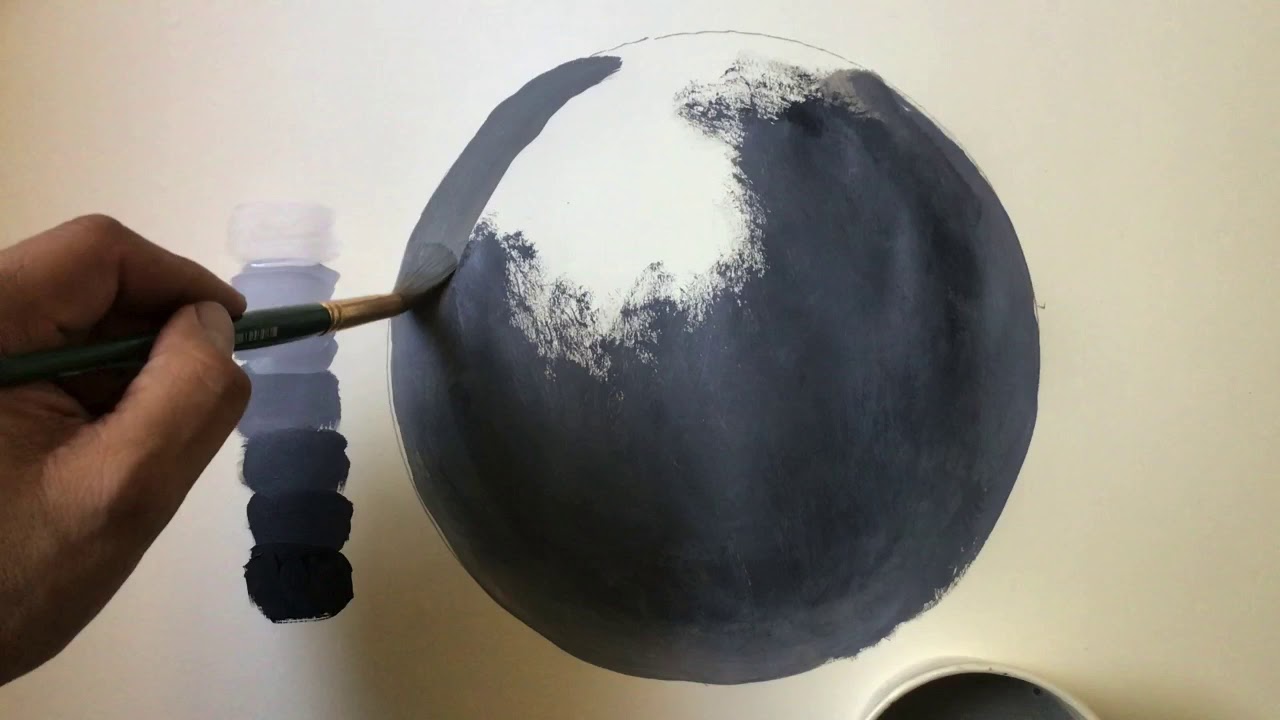 Black and White Value Painting - YouTube