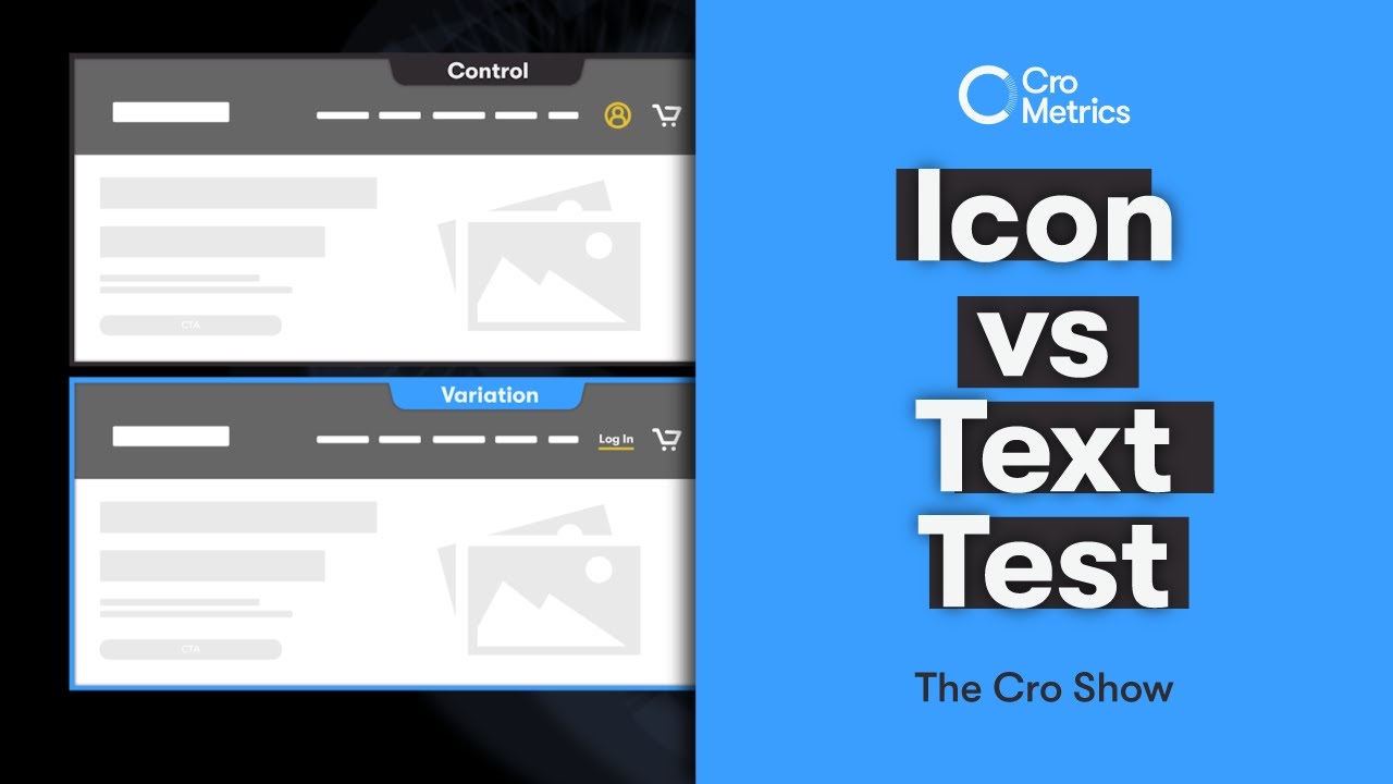 The Icon vs Text Test - The Cro Show #040 - YouTube