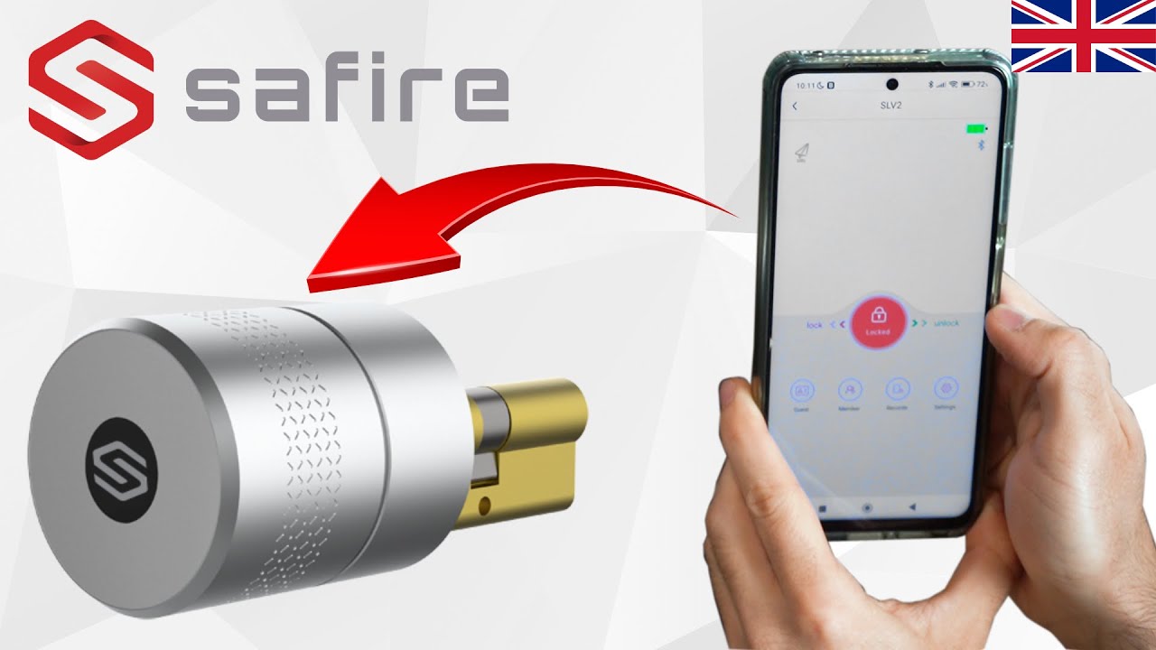 Safire Smart Lock for Vacant Homes, Real Estate, Airbnb and Vacation Rentals - YouTube