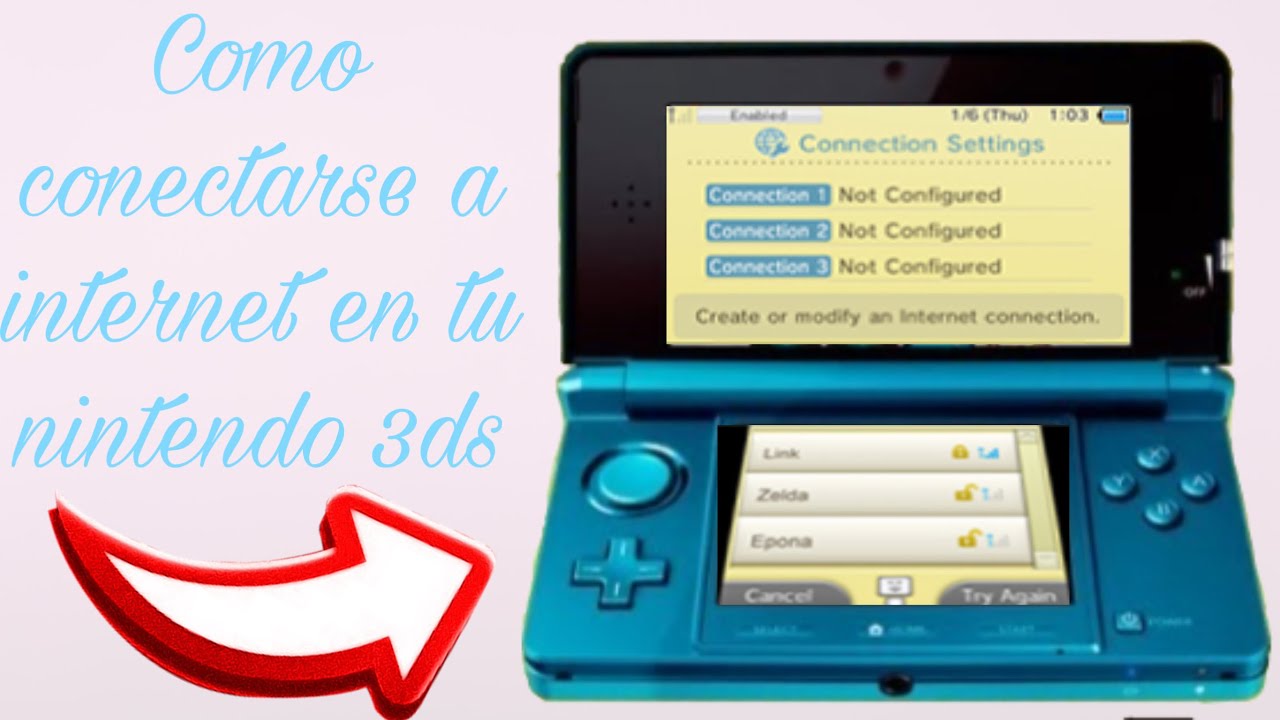 Como conectarse a internet en tu nintendo 3ds - YouTube
