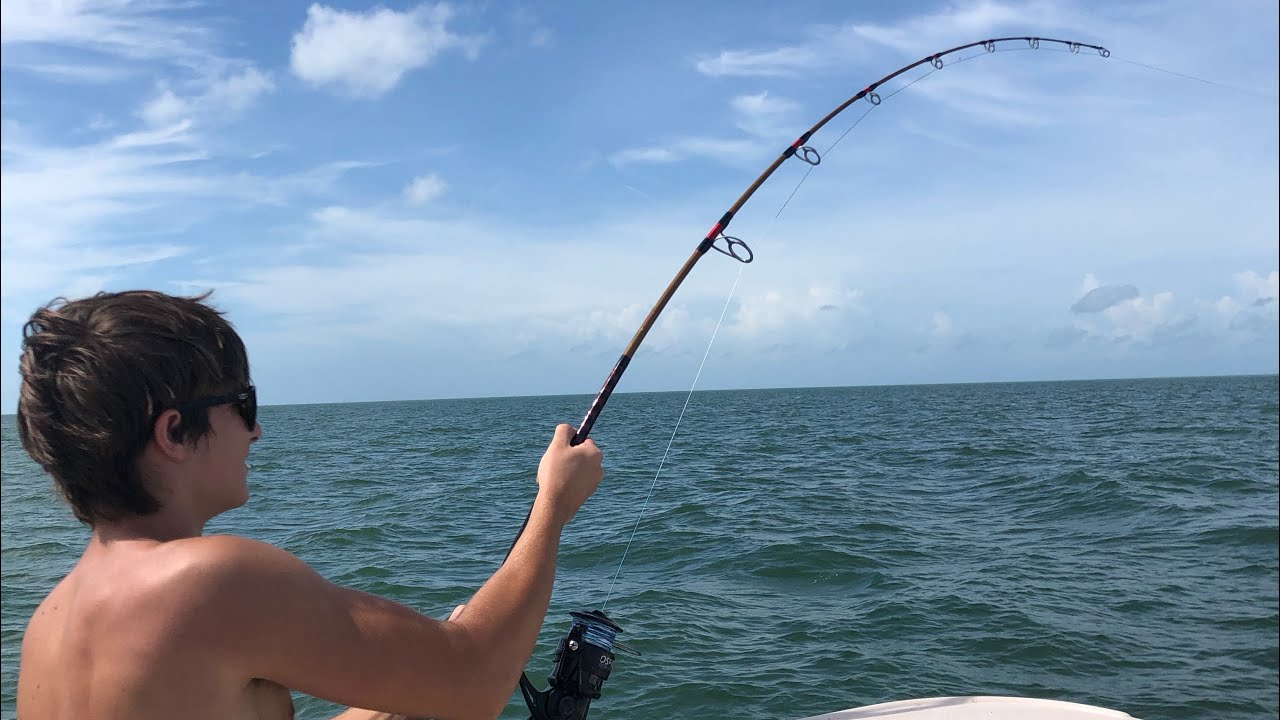 Jace Jackson catches a big tiger shark part two - YouTube