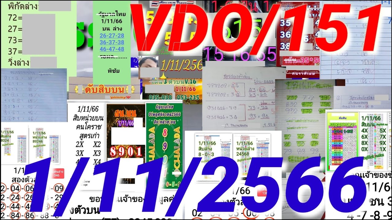 1/11/2566 แพนแพนชุดบนล่าง คนราศีเมษ มาน้อย Pimmy วิษณุ พิชัย อ.คม สิบบนชน รวมตัว2ตัวบนล่าง VDO ...