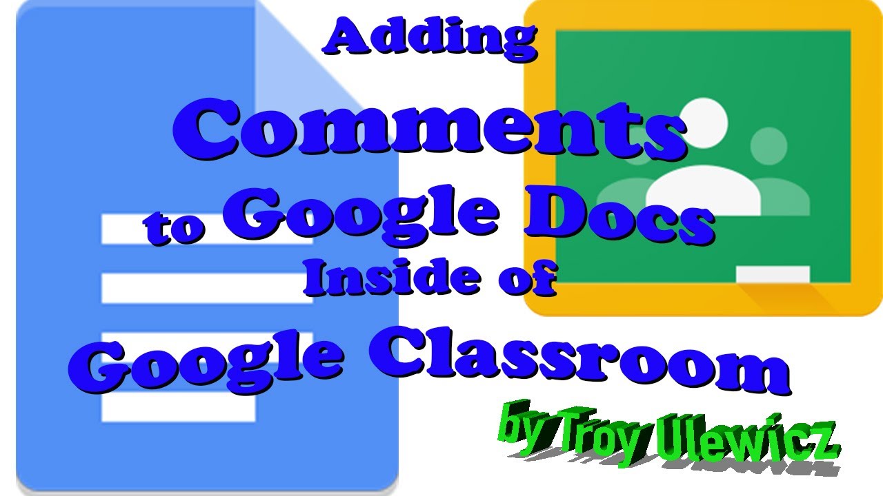 Adding Comments to Google Docs in Classroom - YouTube