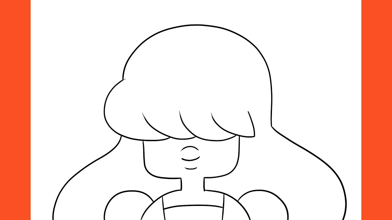 How To Draw Sapphire With Guidelines (Steven Universe) - YouTube