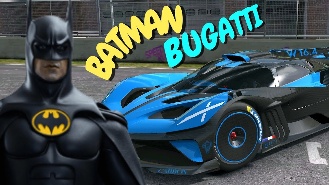 BATMAN DIRIGINDO ( BUGATTI BOLIDE ) REALRACING 3 - YouTube