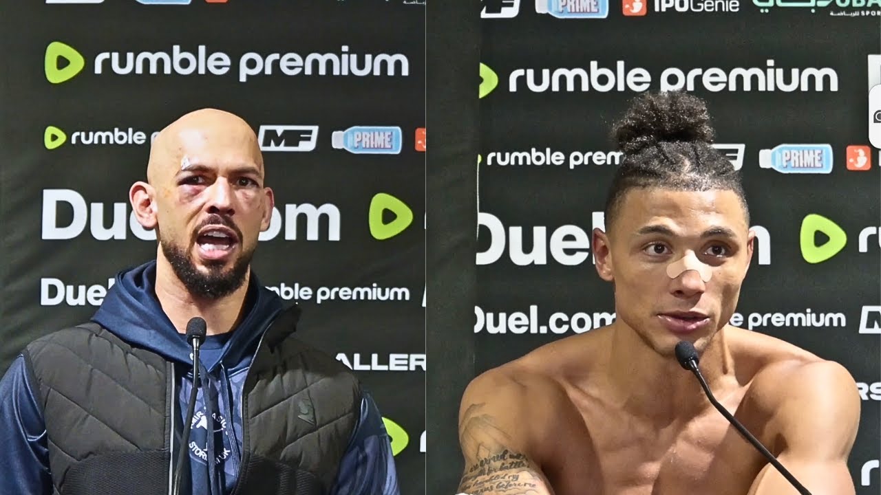 ANDREW TATE vs CHASE DE MOOR POST FIGHT PRESS CONFERENCE! - YouTube