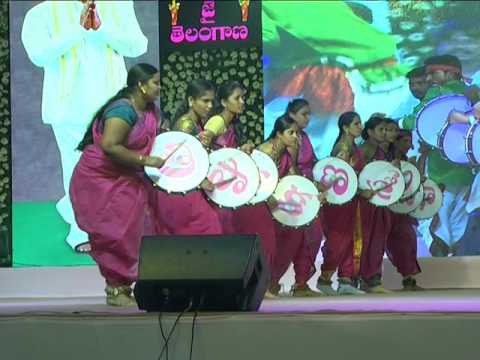 Dappu Dance Performance at Telangana Formation Day - YouTube