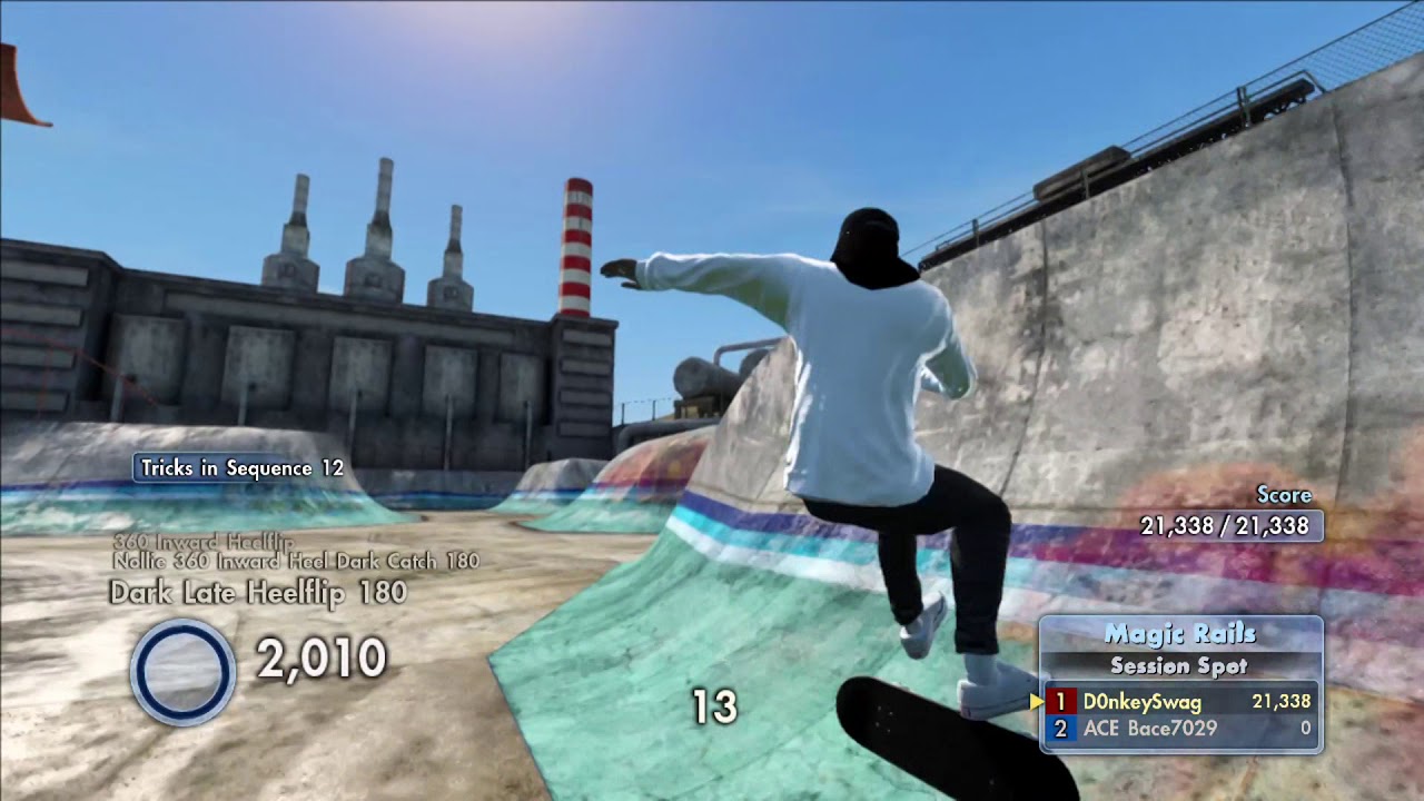 Skate 3 - 38k Magic Rails 3 Tricking - YouTube