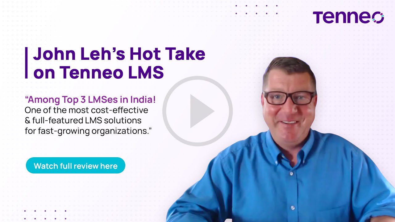 Tenneo LMS Review by John Leh | Talented Learning - YouTube