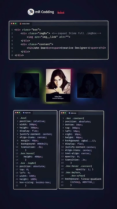 Card Design In Html Css How To Create A Card In Html Css Card Color Effect Hove Mrcodding