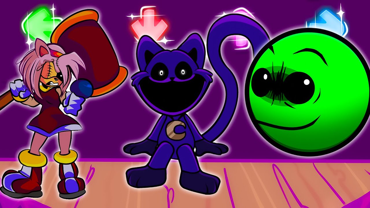 FNF Character Test | Gameplay VS My Playground | Lobotomy Dash, Catnap ...