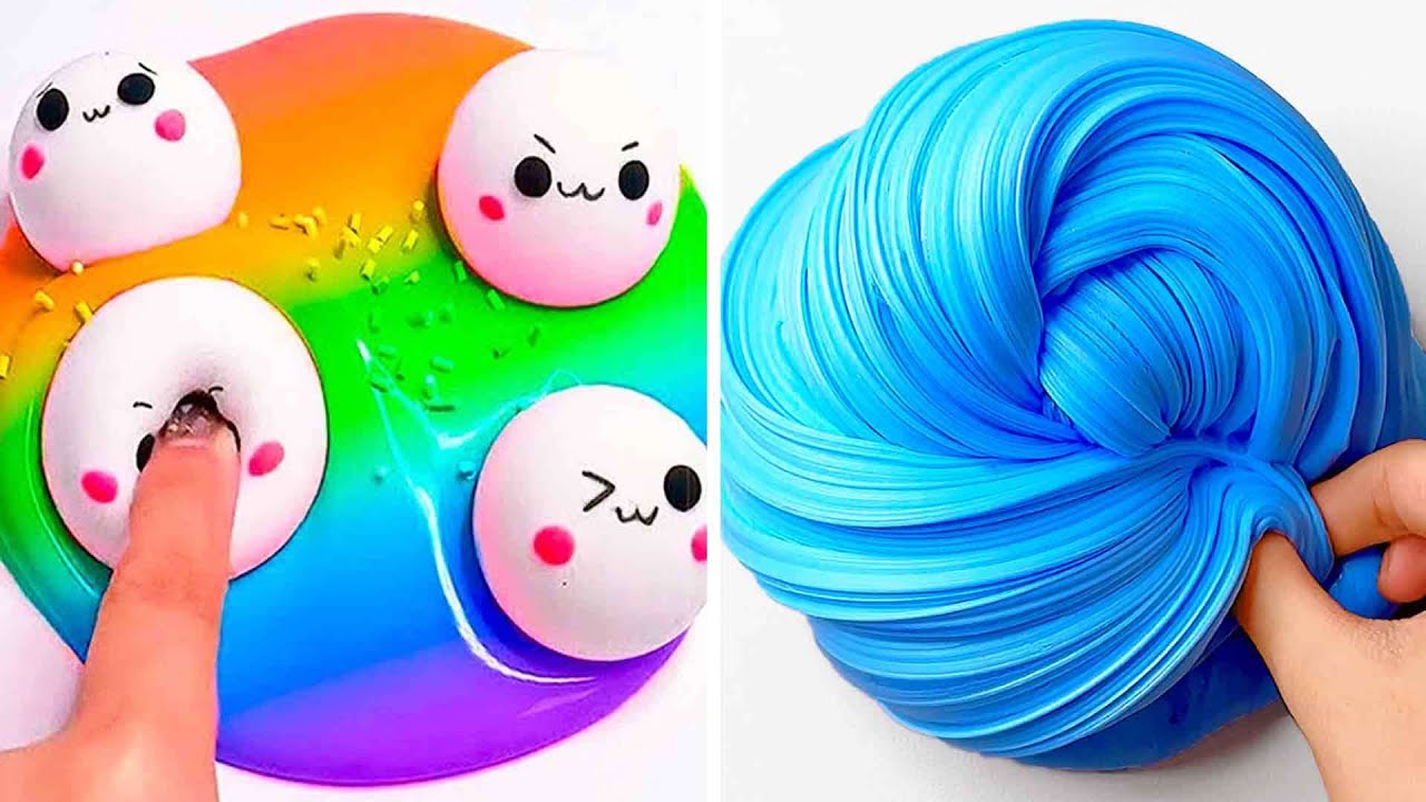 3 Hours Of Oddly Satisfying Slime Adventure - Relaxing When Stressed or ...