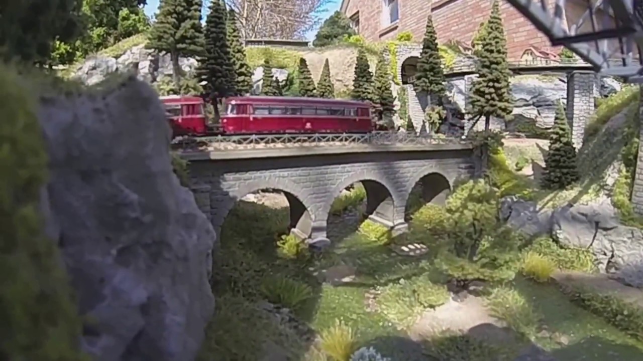 Kompaktanlage Spur N in 159 x 80 cm - Eussenheim - Karl Gebele - YouTube