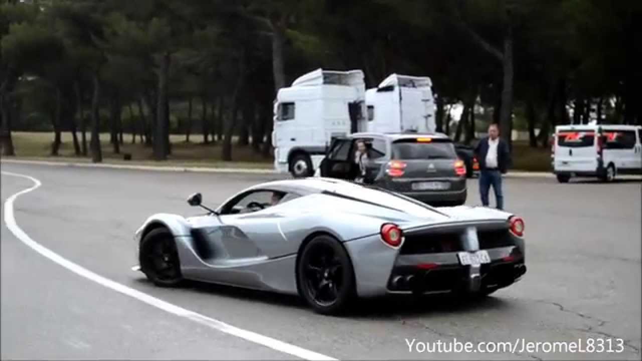 GREY Ferrari LaFerrari Driving Scenes! - YouTube