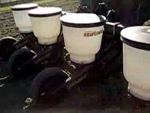 Row Model Two - ATV Food Plot Planter and Row Sower - YouTube