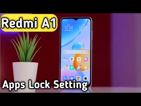 Apps Lock Enable In Redmi A1, Applock In Redmi A1, How To Set App Lock ...
