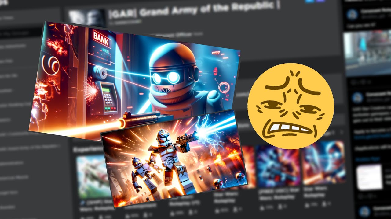 GAR's Icon/Thumbnails... | Roblox Star Wars: Coruscant - YouTube