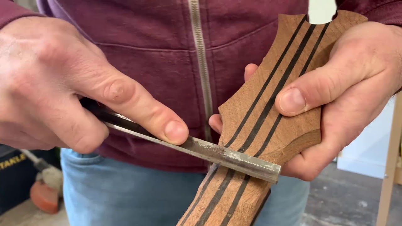 Rough shaping a neck volute (Time lapse video) - YouTube